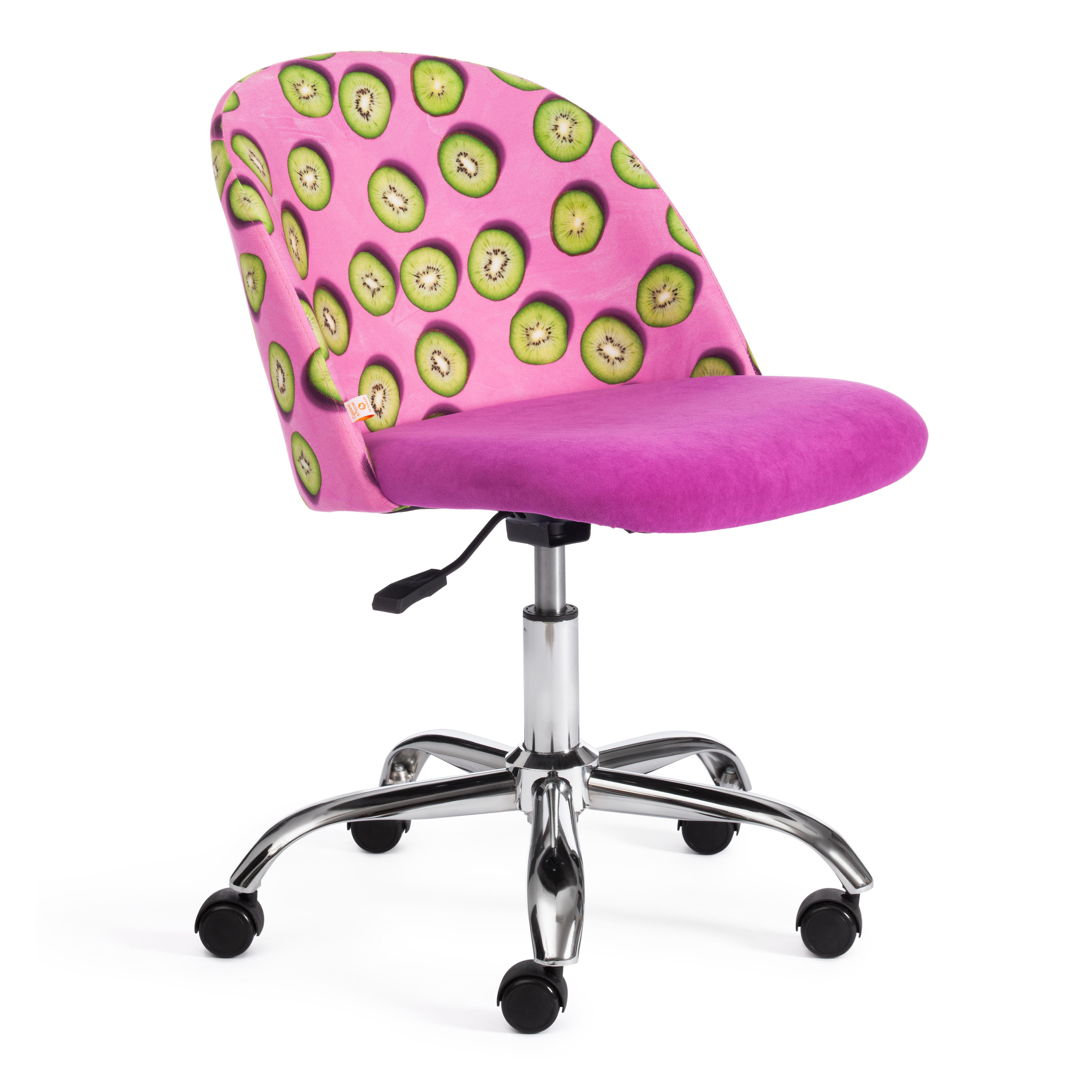 Кресло компьютерное TetChair MELODY, ткань/флок, фиолетовый