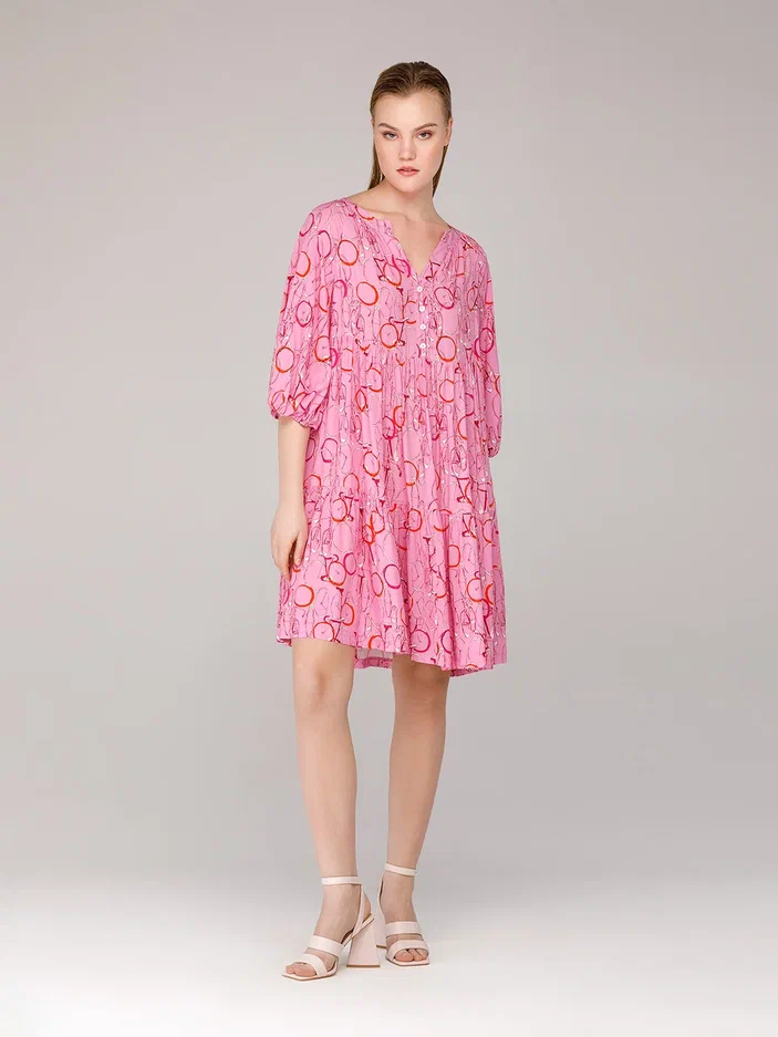 Платье женское Helmidge 11374 розовое 46