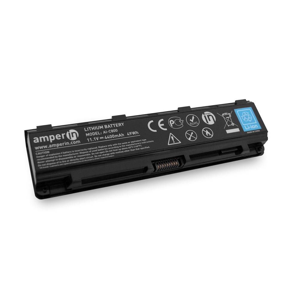 Аккумуляторная батарея Amperin для ноутбука Toshiba Satellite C800 11.1V 4400mAh AI-C800