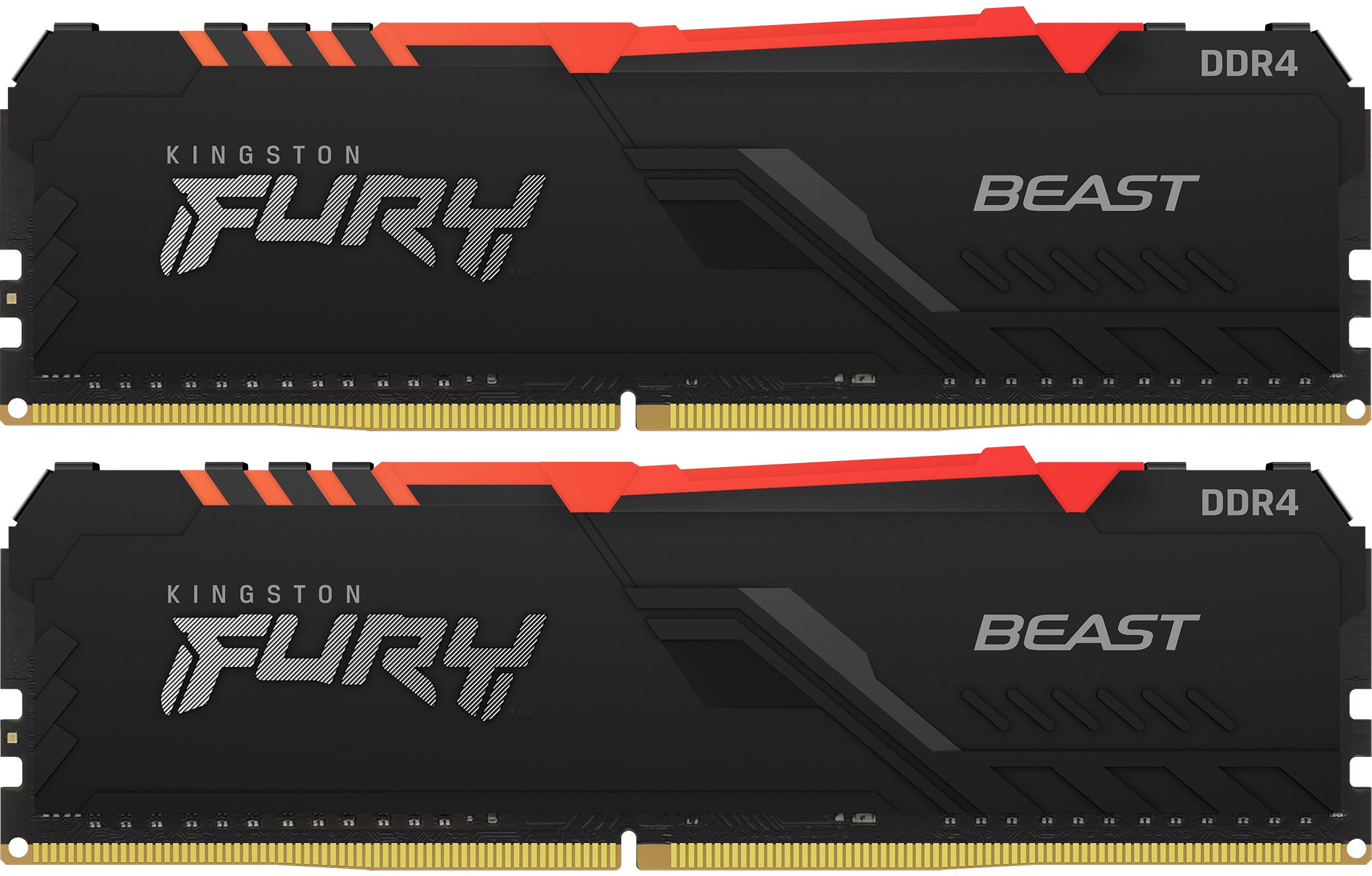 Оперативная память Kingston Fury Beast RGB (KF436C18BBAK2/64) DDR4 2x32Gb 3600MHz