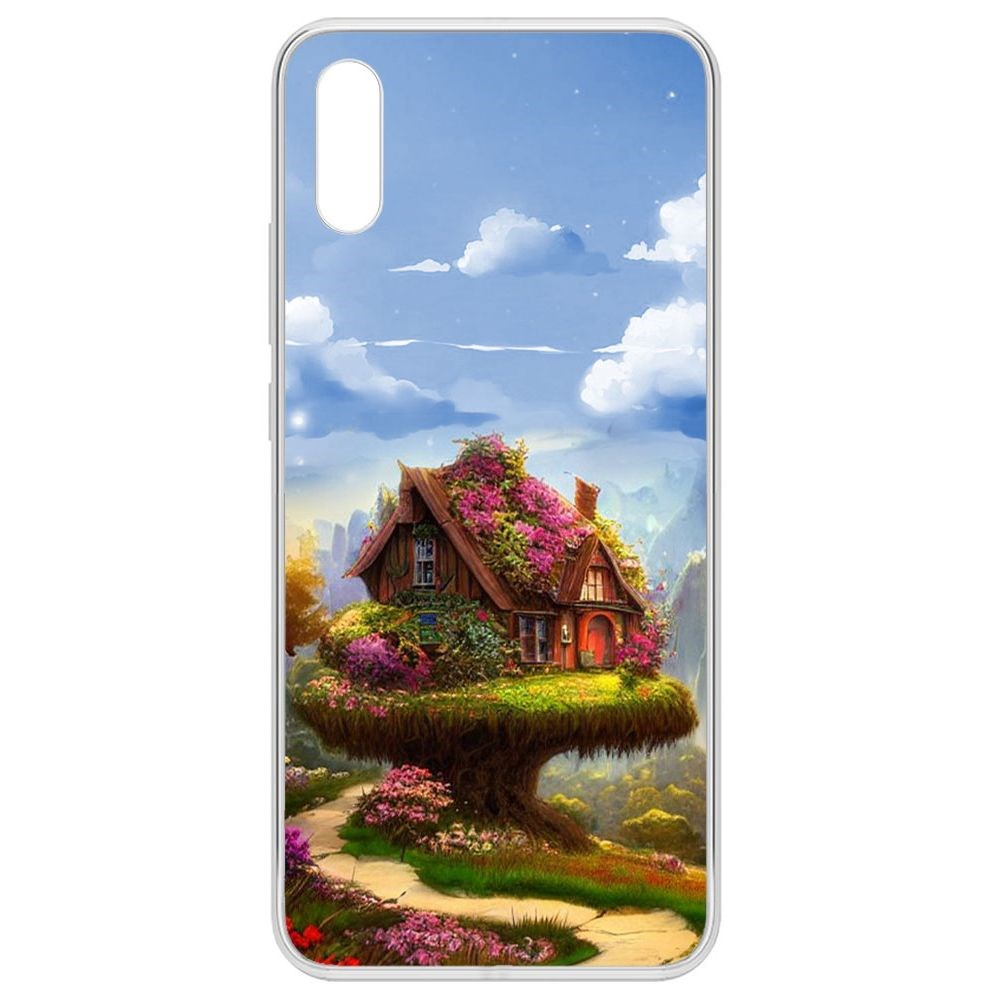 Чехол-накладка Krutoff Clear Case Дом на дереве для Xiaomi Redmi 9A