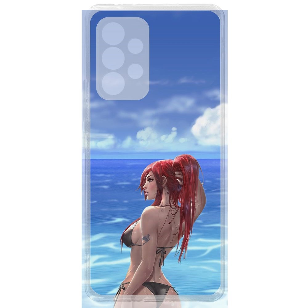 Чехол-накладка Krutoff Clear Case Купальник женский для Samsung Galaxy A53 5G (A536)