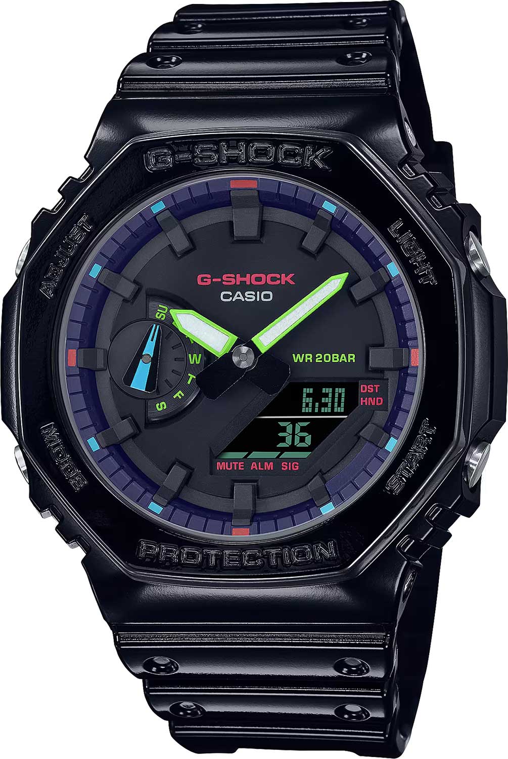 Наручные часы мужские Casio GA-2100RGB-1A