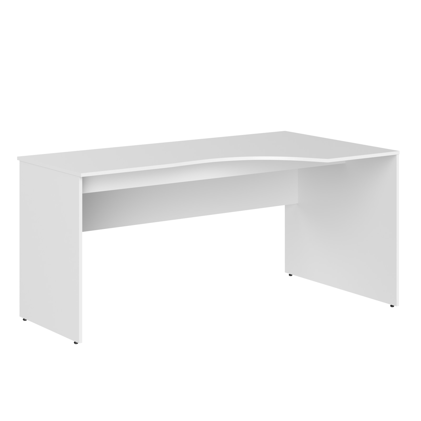 Угловой компьютерный стол Skyland SET160-1 R 160x90x76 см., белый, правый