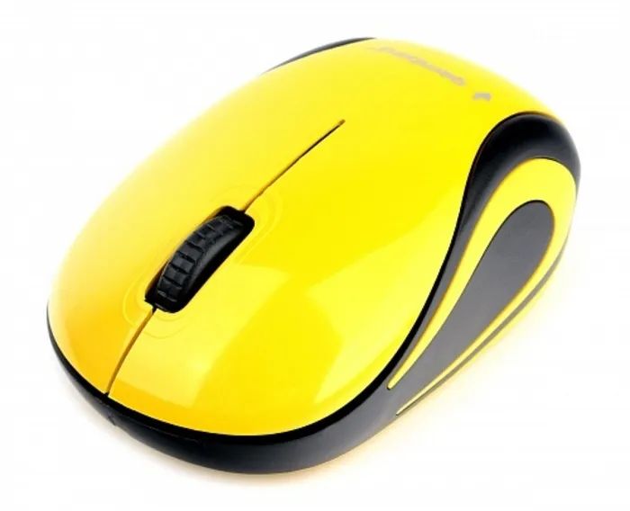 Беспроводная мышь Gembird MUSW-615 Yellow/Black