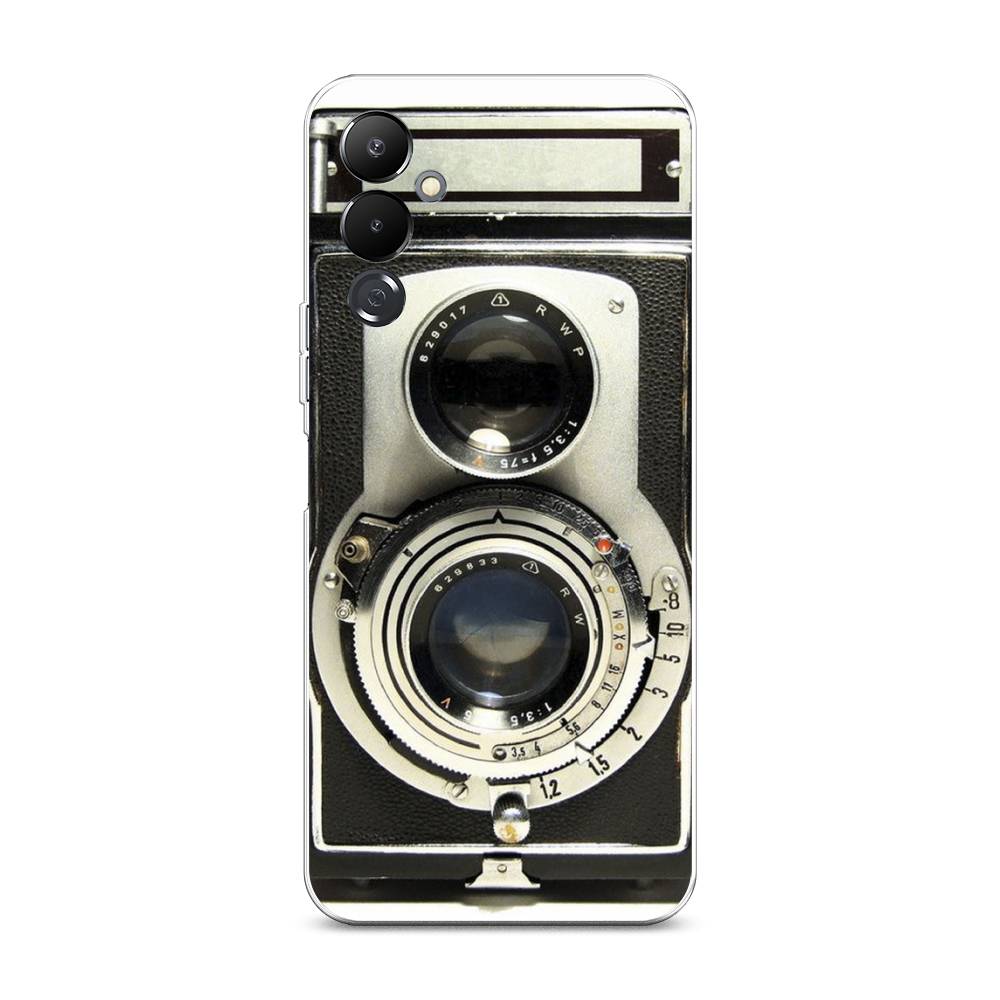 Чехол на Tecno Pova 4  "Старинный фотоаппарат"