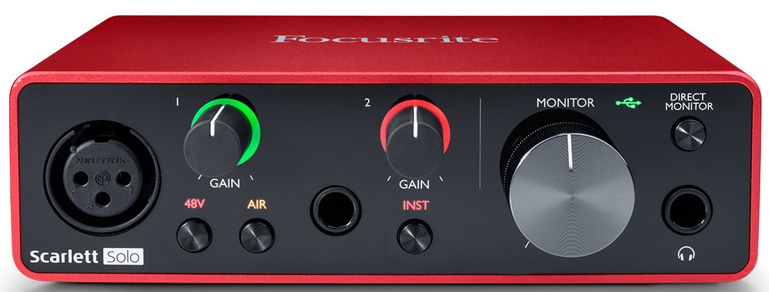 Внешняя звуковая карта FOCUSRITE Scarlett Solo 3rd Gen