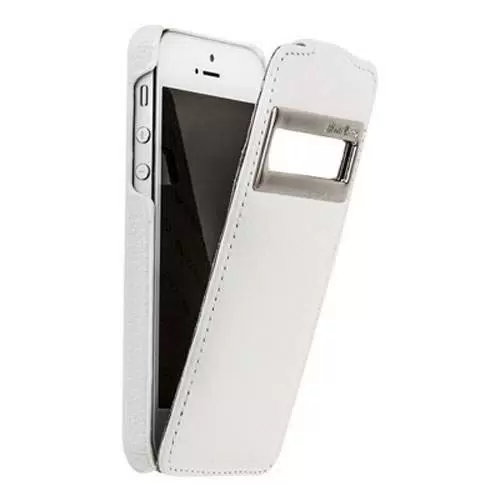 Кожаный чехол с окошком Melkco Jacka ID Type Jacka ID Type для Apple iPhone 5/5S/SE белый