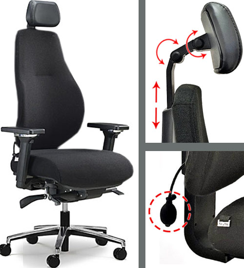 Офисное ортопедическое кресло для работы за компьютером Falto SMART-T