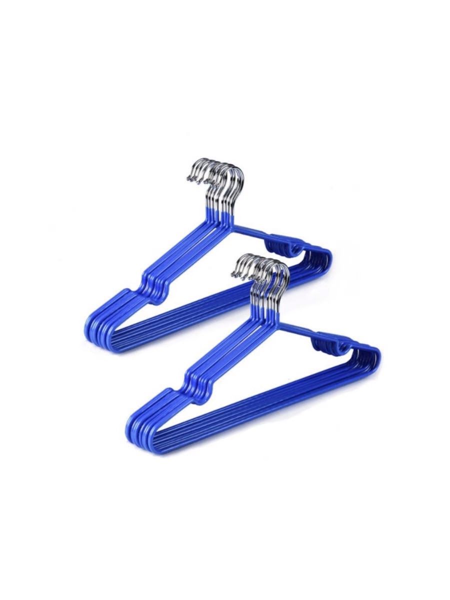 Вешалка-плечики для одежды Qinsu Hanger, набор 10 шт. 378-97 синий