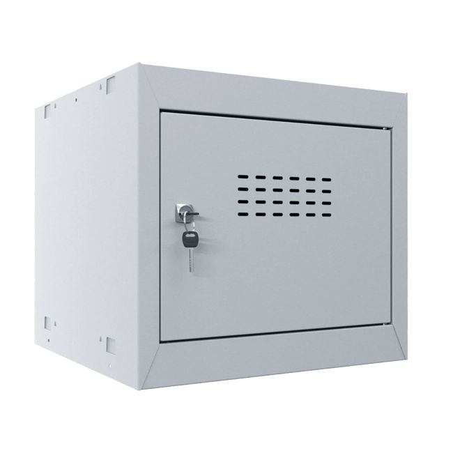 Шкаф для одежды ПРАКТИК ML Cube 365 металл, 365мм х 400мм серый s23099461102