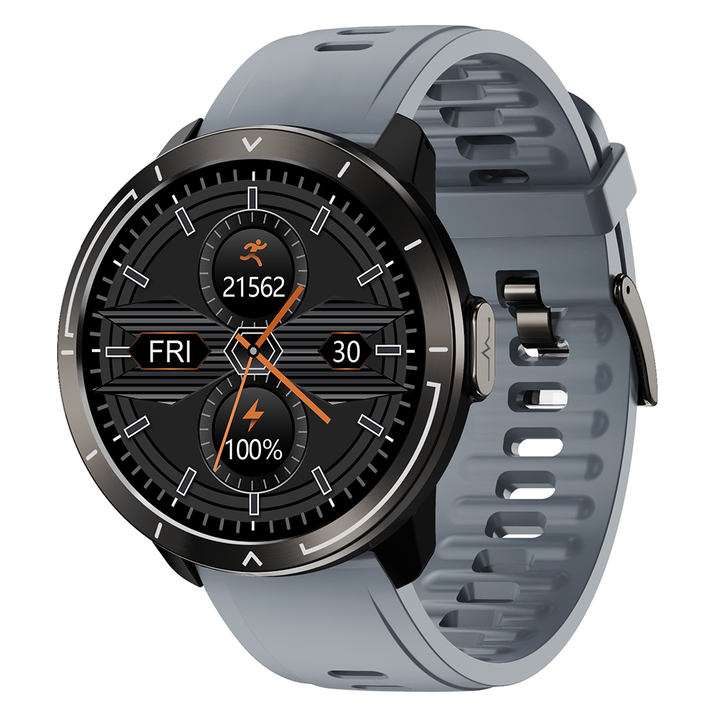 Смарт-часы Smart Watch M18plus GARSline черные (ремешок серый)