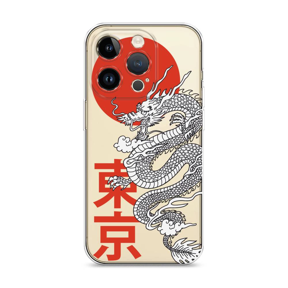 Чехол на Apple iPhone 14 Pro "Китайский дракон"