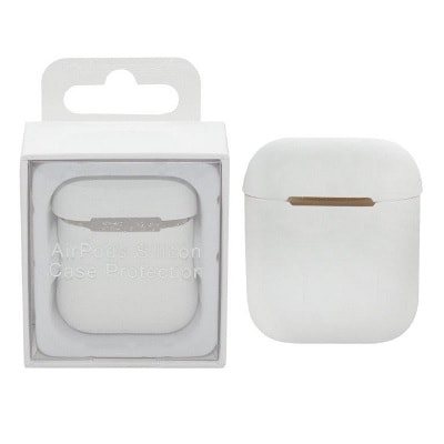 Чехол Airpods Silicon Case Protection белый