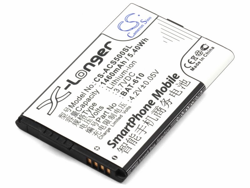 Аккумулятор для Acer CloudMobile S500 (BAT-610)