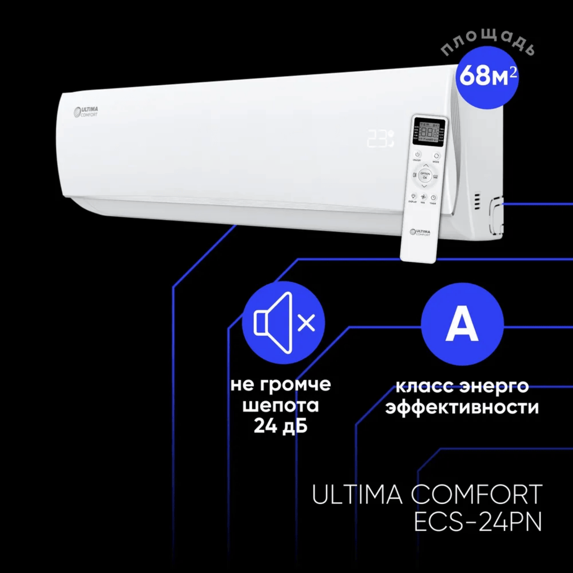 Сплит-система Ultima Comfort ECS-24PN