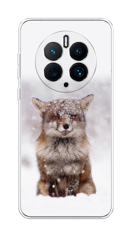 Чехол на Huawei Mate 50 Pro "Зимняя лиса"