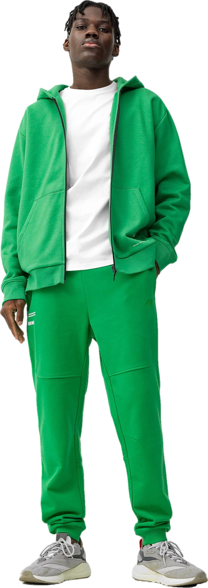 Спортивные брюки мужские 4F 4FSS23TTROM143 зеленые M