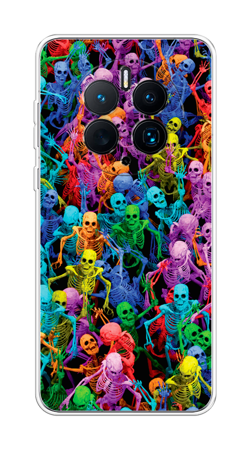 Чехол на Huawei Mate 50 Pro "Вечеринка скелетов"