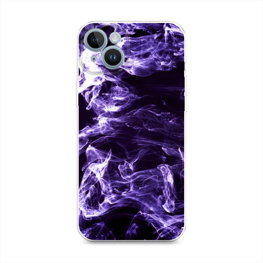 Чехол на Apple iPhone 14 "Фиолетовый дым"