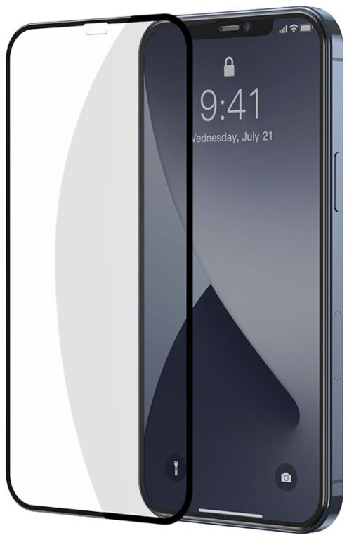 Защитное стекло Baseus Full-screen Curved Tempered 0.3mm для iPhone 12 mini (Black)
