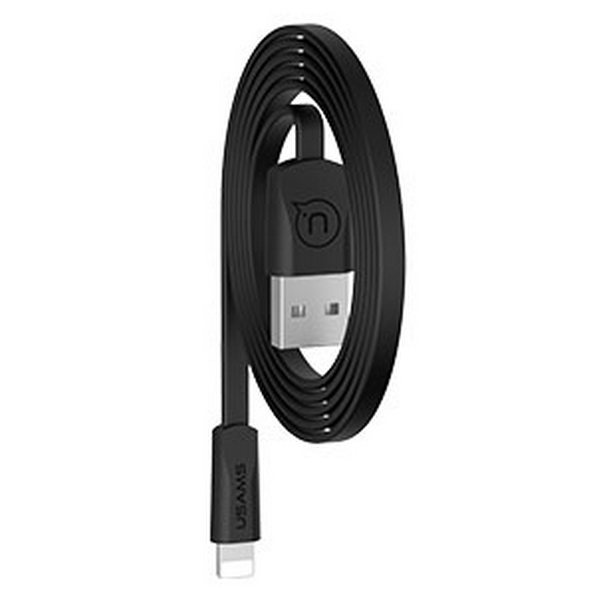Кабель Usams U2 USB-A/Lightning, Slim, Black (УТ000019981)