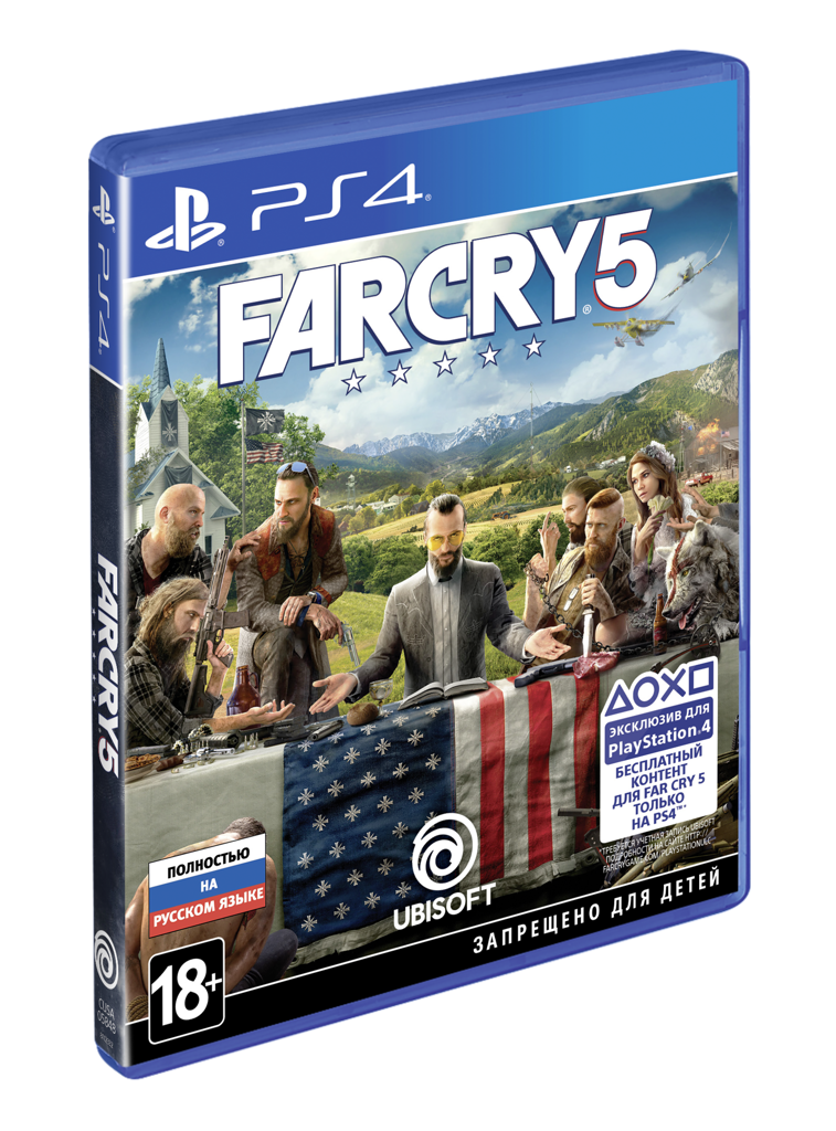 Игра Far Cry 5. Стандартное Издание (Нет пленки на коробке) для PlayStation 4