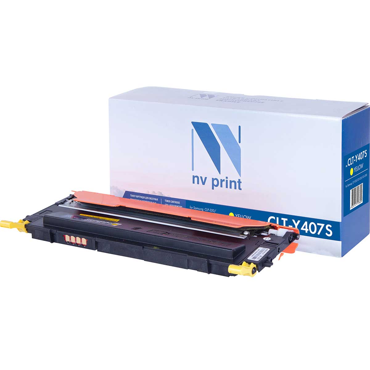 Картридж для лазерного принтера NV Print CLT-Y407SY, Yellow