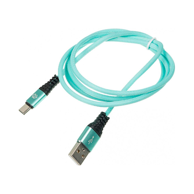 Кабель Digma USB A(m)-USB Type-C (m) 1.2м Light Blue
