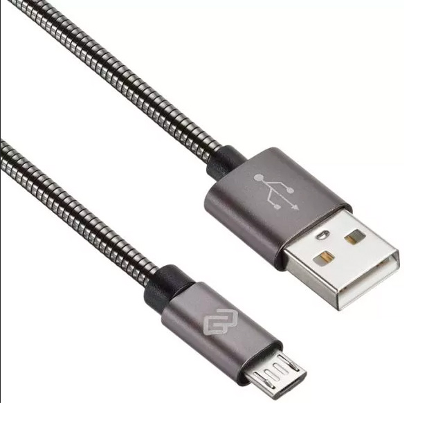 Кабель Digma USB A(m)-micro USB B (m) 1.2м Grey