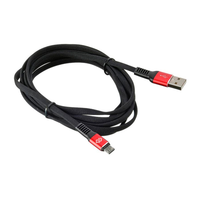 Кабель Digma USB A(m)-micro USB B (m) 1.2м bl/red