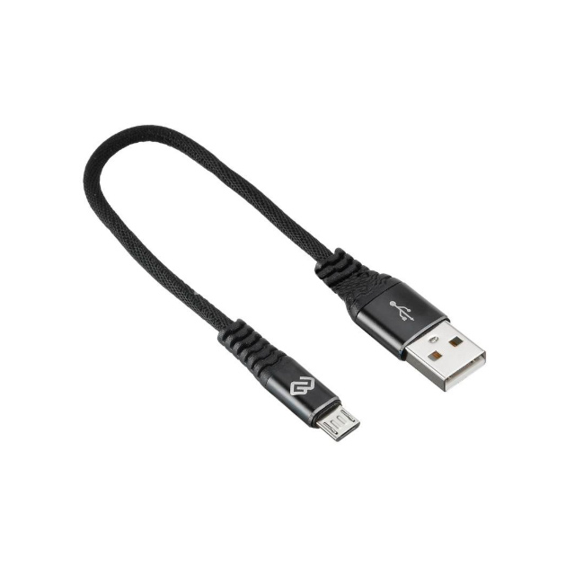 Кабель Digma USB A(m)-micro USB B (m) 0.15м black