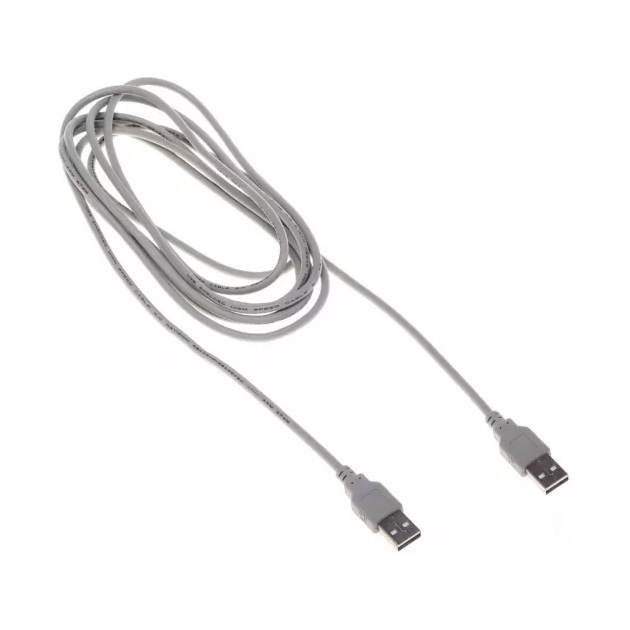 Кабель BURO USB A-USB A, M-M 3м Grey