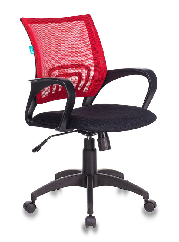 Компьютерное кресло Бюрократ CH-695N/R/TW-11, черный/красный