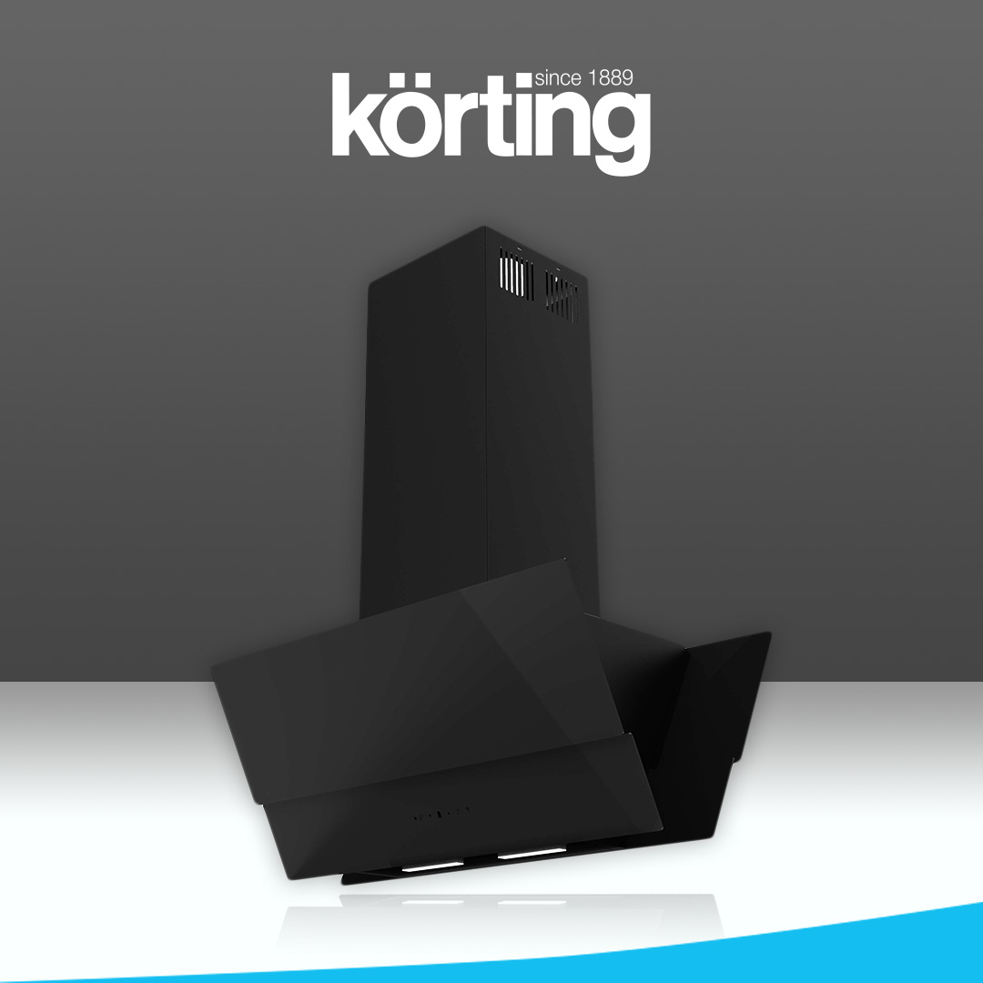Вытяжка островная Korting KHA 99750 GN черный