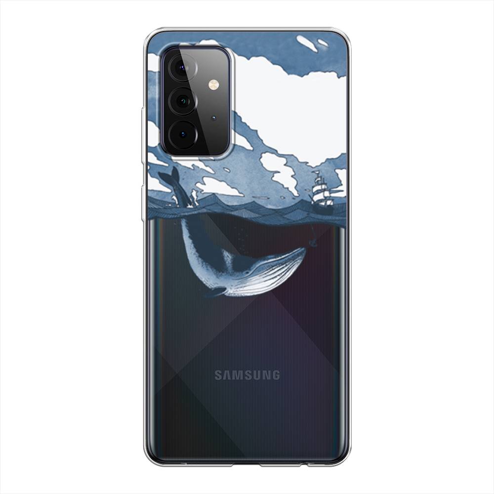 Чехол на Samsung Galaxy A72  "Большой кит"