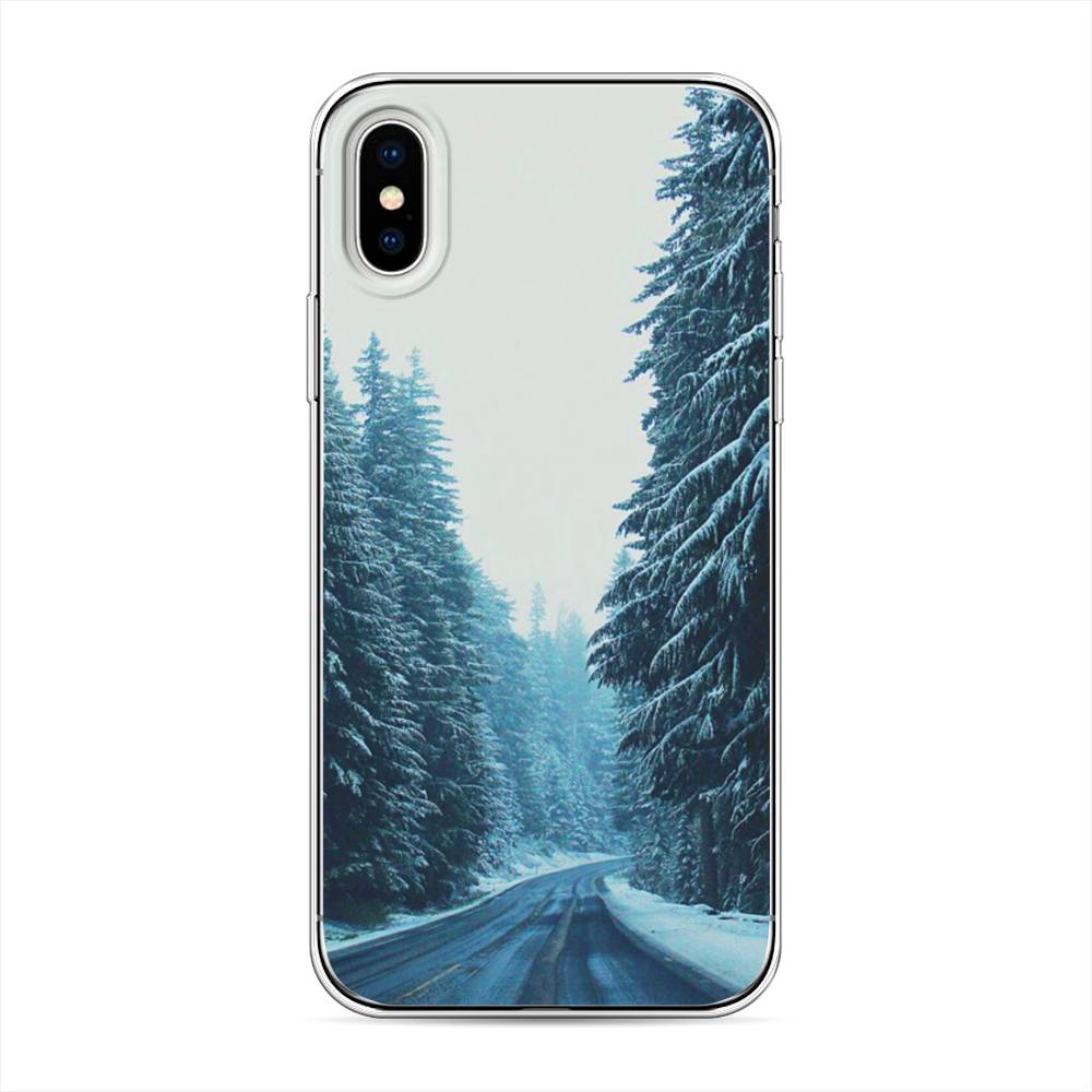 Чехол на Apple iPhone XS "Зима 9"