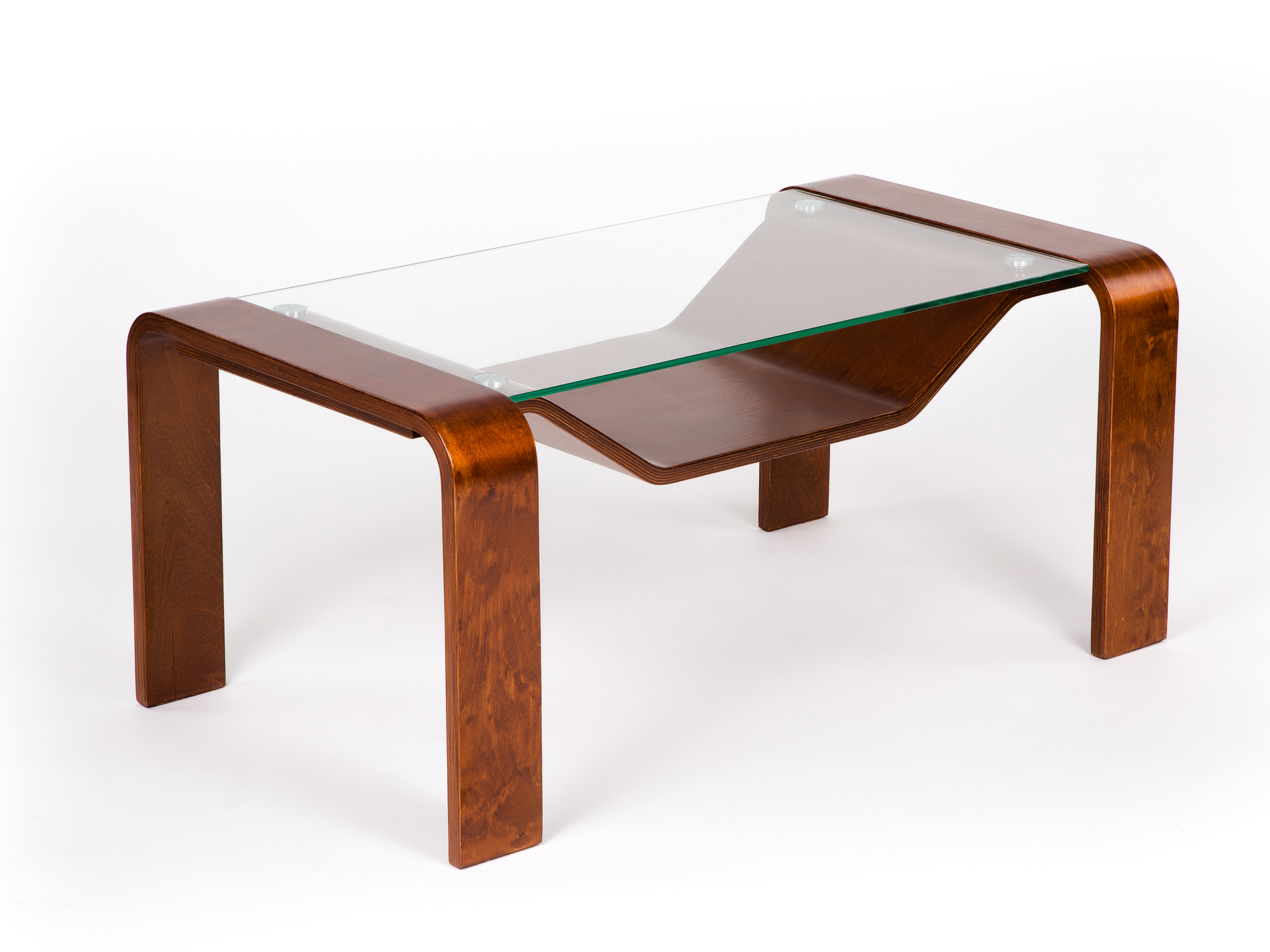 Журнальный столик Мебелик Гурон 1 100х57х45 см, вишня