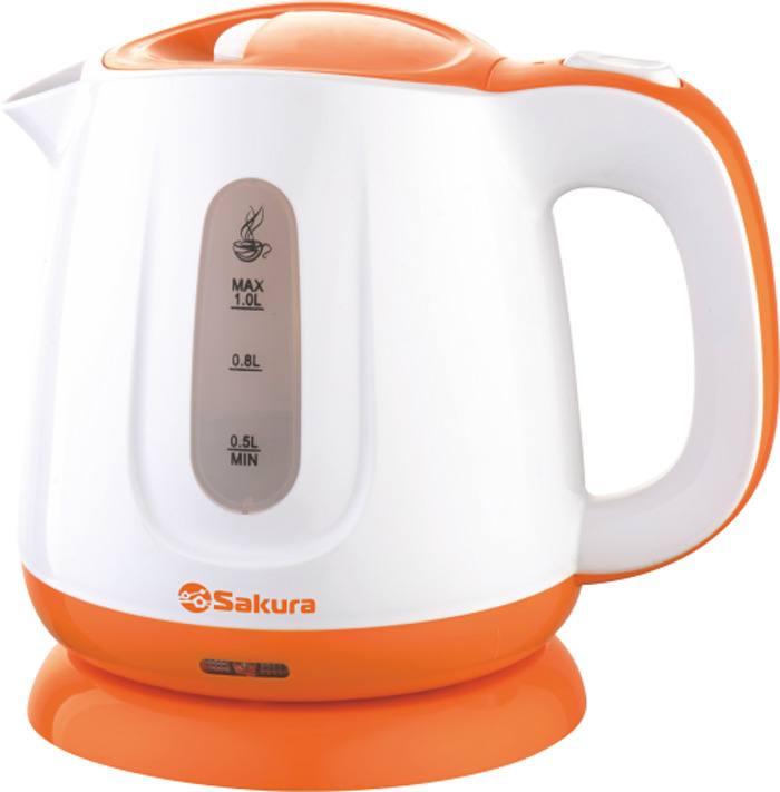 Чайник электрический SAKURA SA-2347AW 1 л White, Orange
