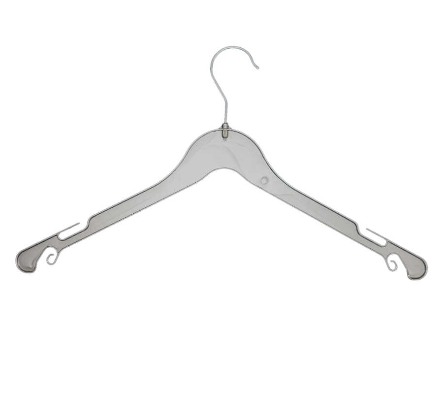 Набор вешалок для блузок и костюма Valexa А-44, 440мм х 8мм, серая, набор 5 шт