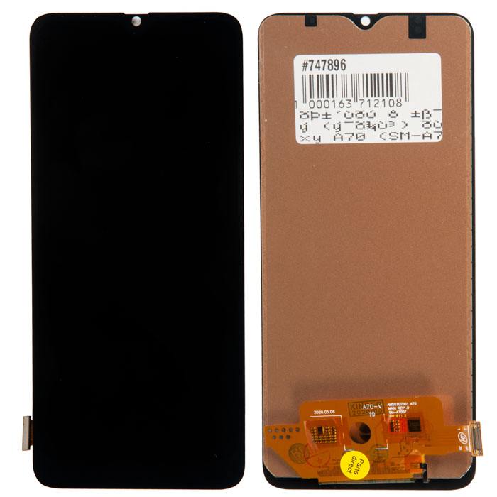 Дисплей в сборе с тачскрином для Samsung Galaxy A70 (SM-A705F) чёрный In-Cell