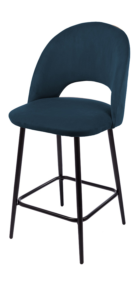 Барный стул Hoff Rock 80435052, черный/темно-синий