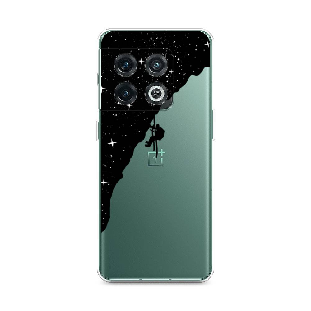 Чехол Awog на OnePlus 10 Pro / ВанПлас 10 Pro "Скалолаз в космосе"