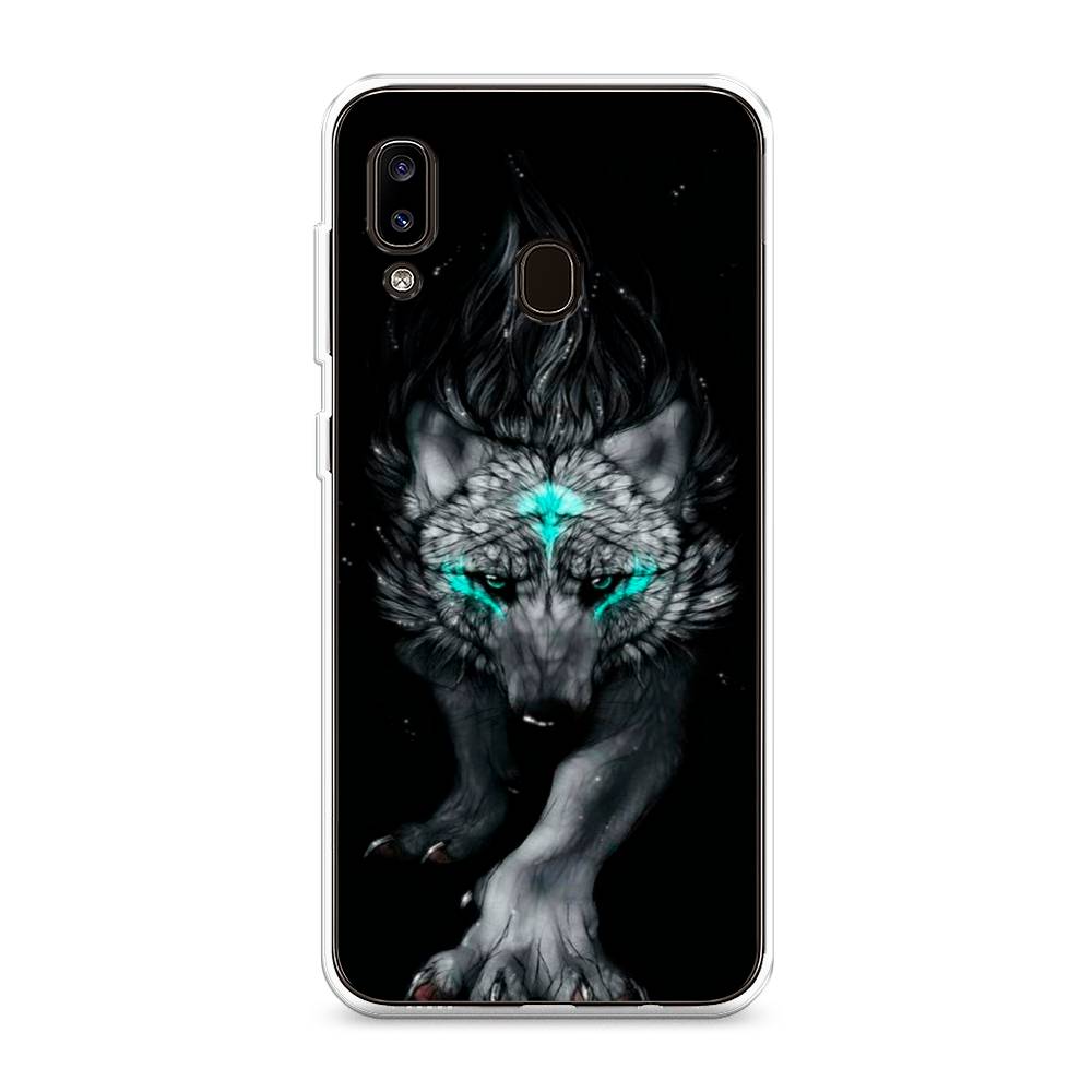Чехол Awog на Samsung Galaxy A20/A30 "Волшебный волк"