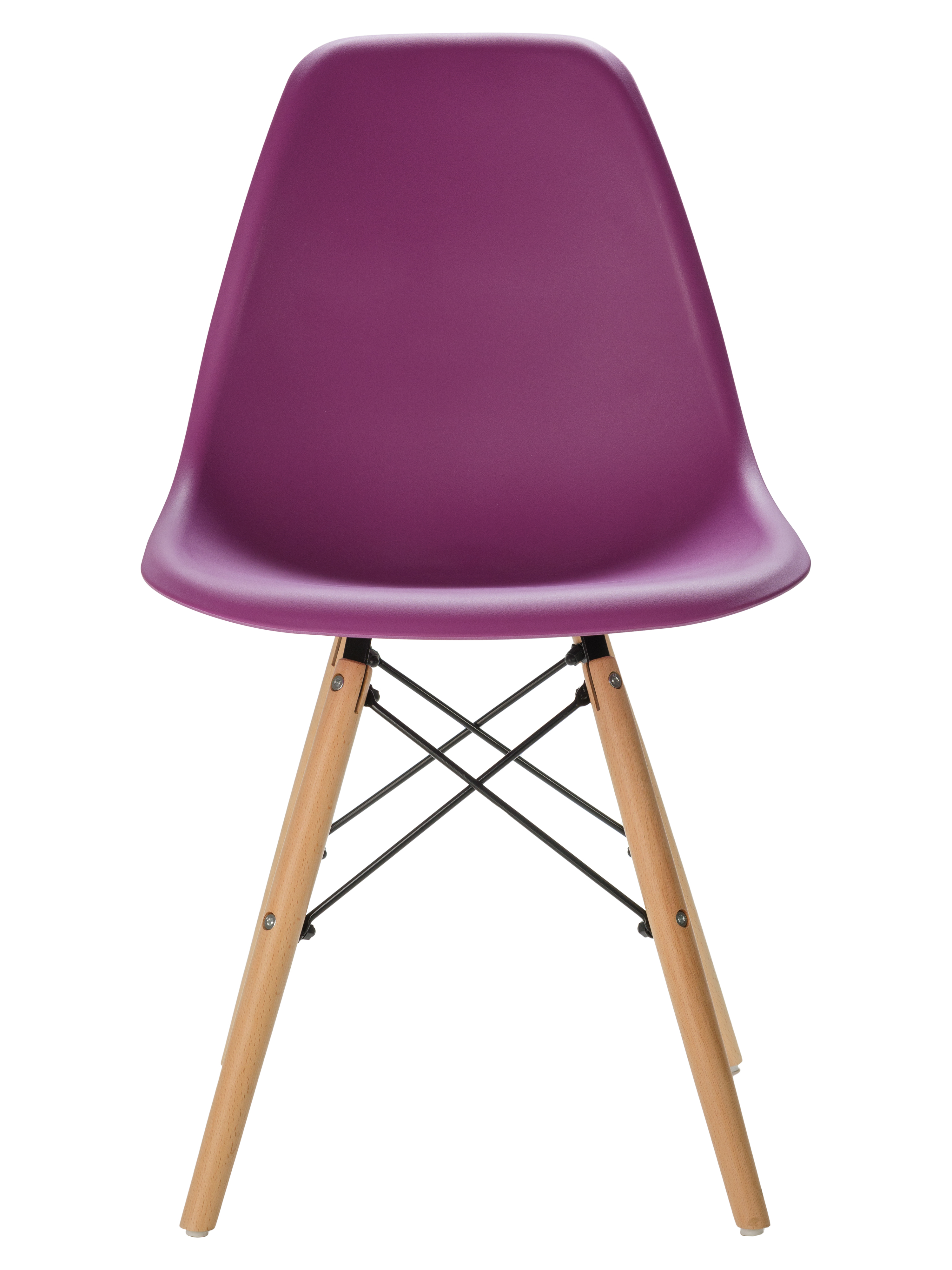 Комплект стульев 4 шт. LEON GROUP для кухни в стиле EAMES DSW, лиловый