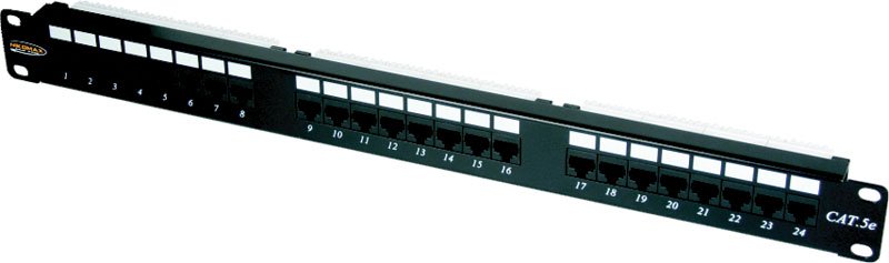 Патч-панель Netlan 24 порта 1U 19" (EC-URP-24-UD2)