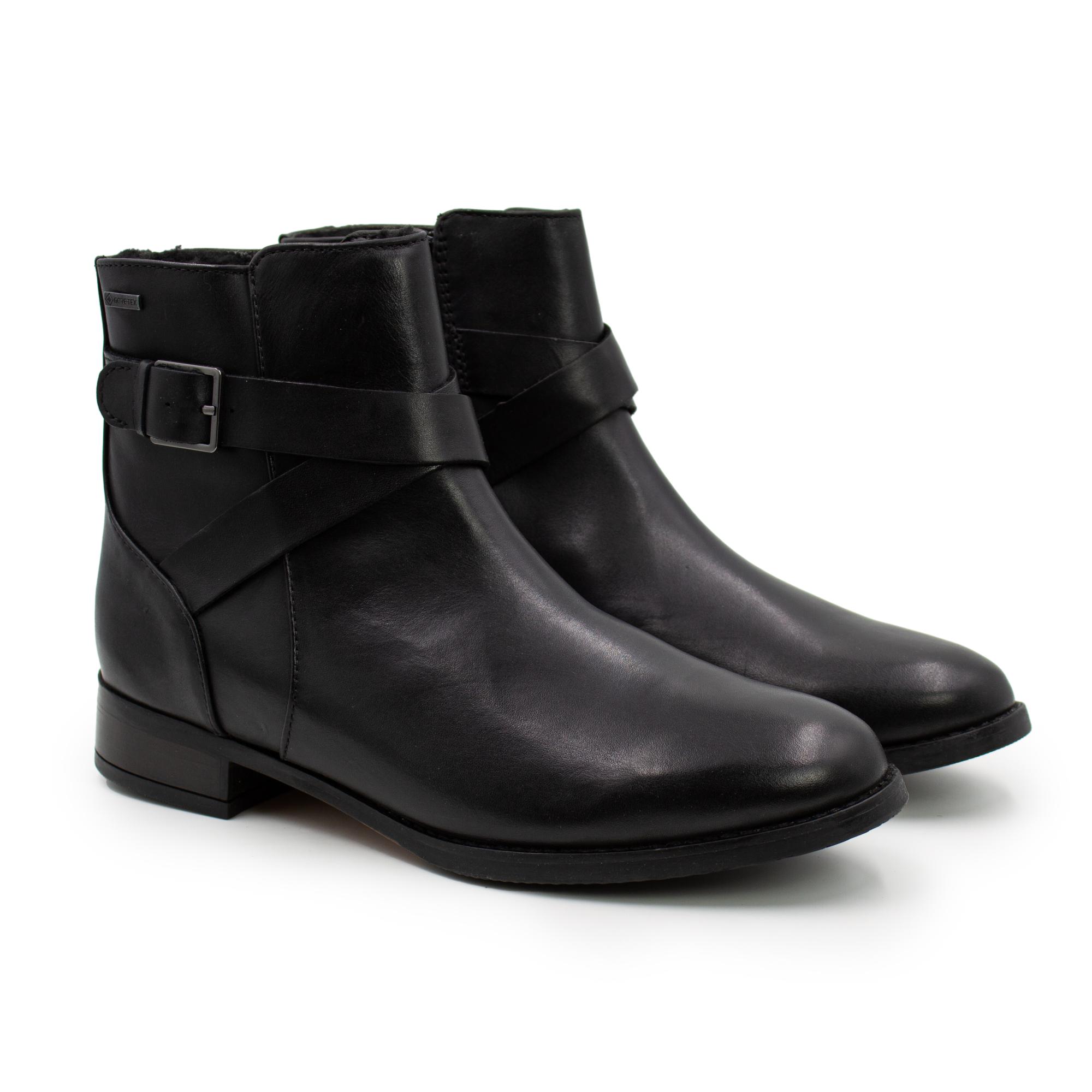 Полусапоги женские Clarks Hamble Mid GTX 26162968 черные 41 EU