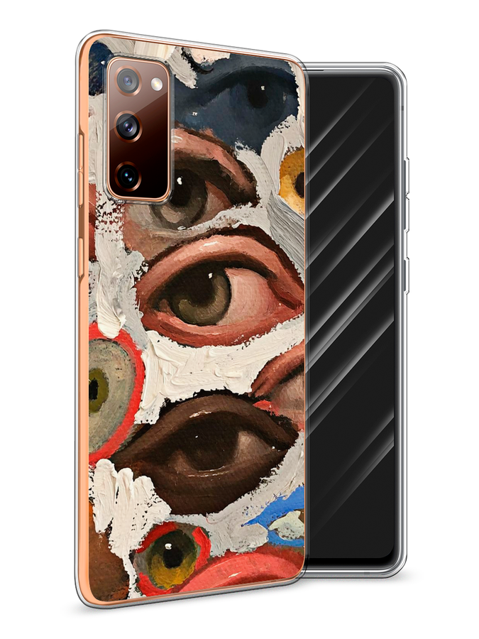 Чехол Awog на Samsung Galaxy S20 FE / Самсунг S20 FE "Глаза масляная живопись"