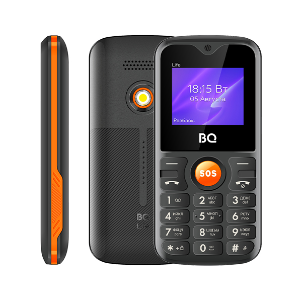 Мобильный телефон BQ 1853 Life Black Orange