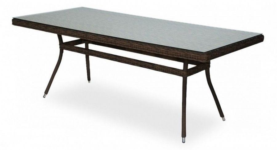 Кухонный стол 4sis Стол обеденный Латте 200х90х75 см коричневый